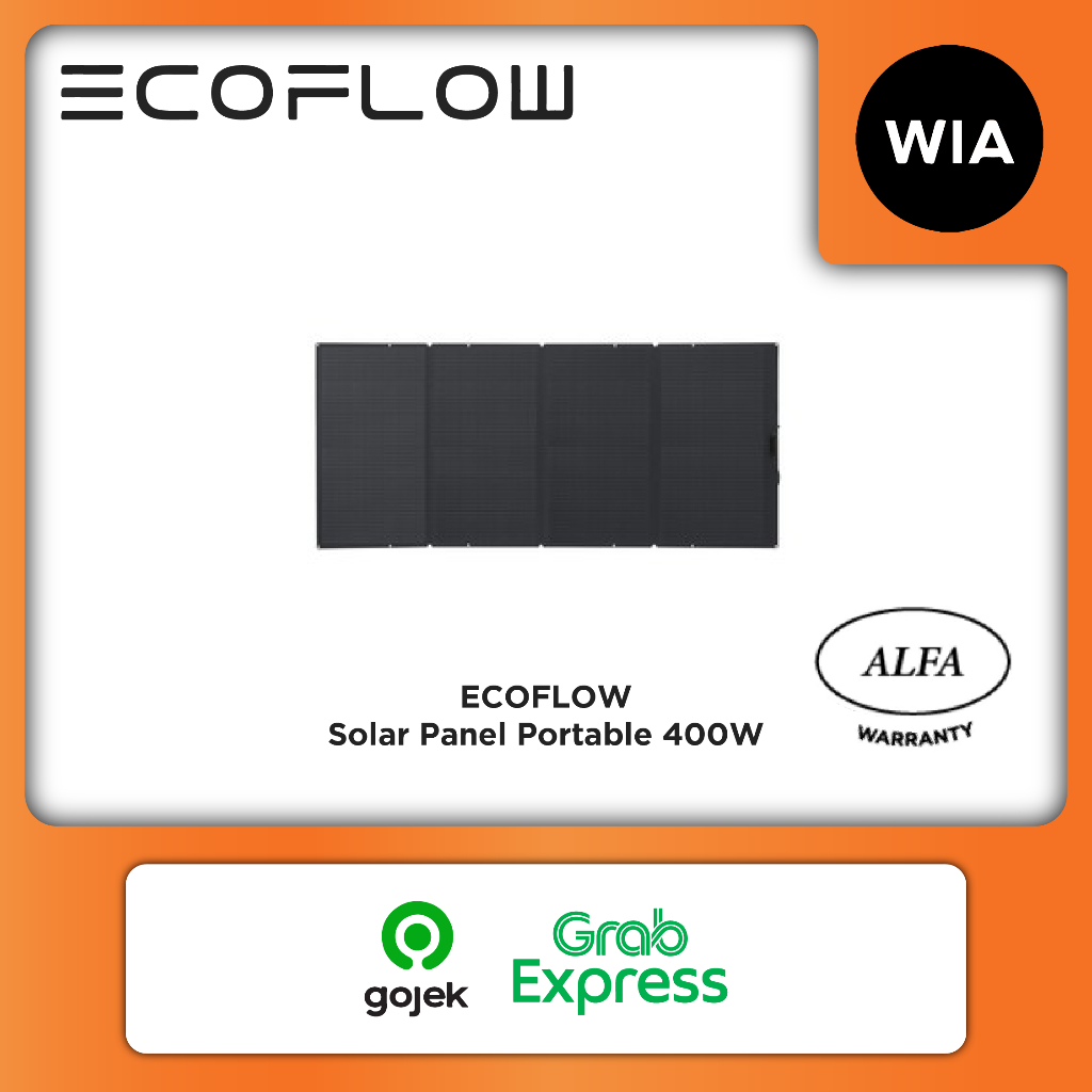 Jual EcoFLow Solar Panel Portable 400W Panel Surya Lipat Camping Tahan ...
