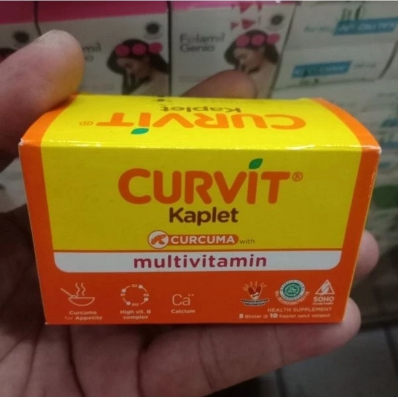 Jual Curvit multivitamin 50 kaplet | Shopee Indonesia