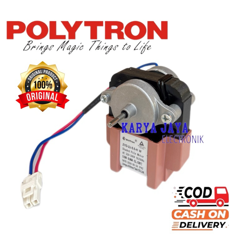 Jual Motor Fan Kulkas Polytron Belleza 2 Pintu Original Willtron | Shopee Indonesia