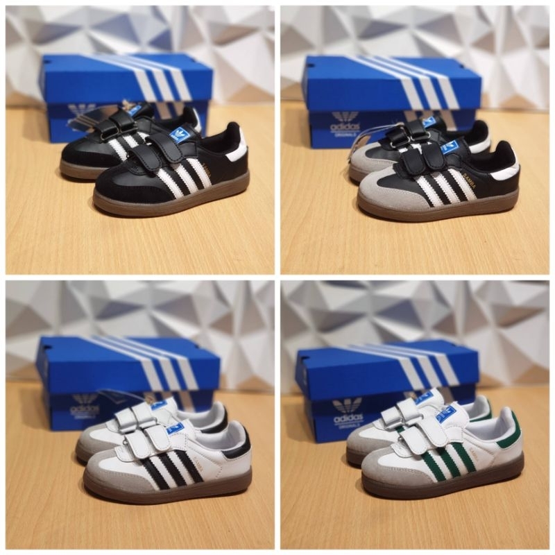 Jual Sepatu sneakers anak samba laki laki dan perempuan perekat kids ...