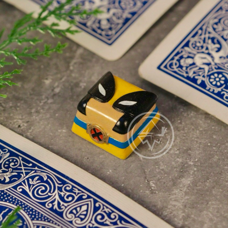 Jual Wolverine artisan keycaps hugh jackman marvel keycaps superhero ...