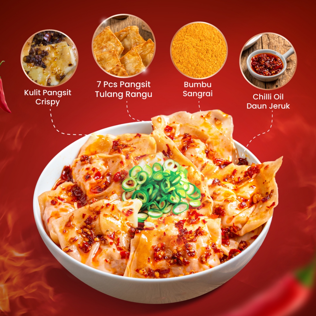 Jual Beledos Paket Pangsit Nyocot Jumbo (Bisa Digoreng atau Direbus ...