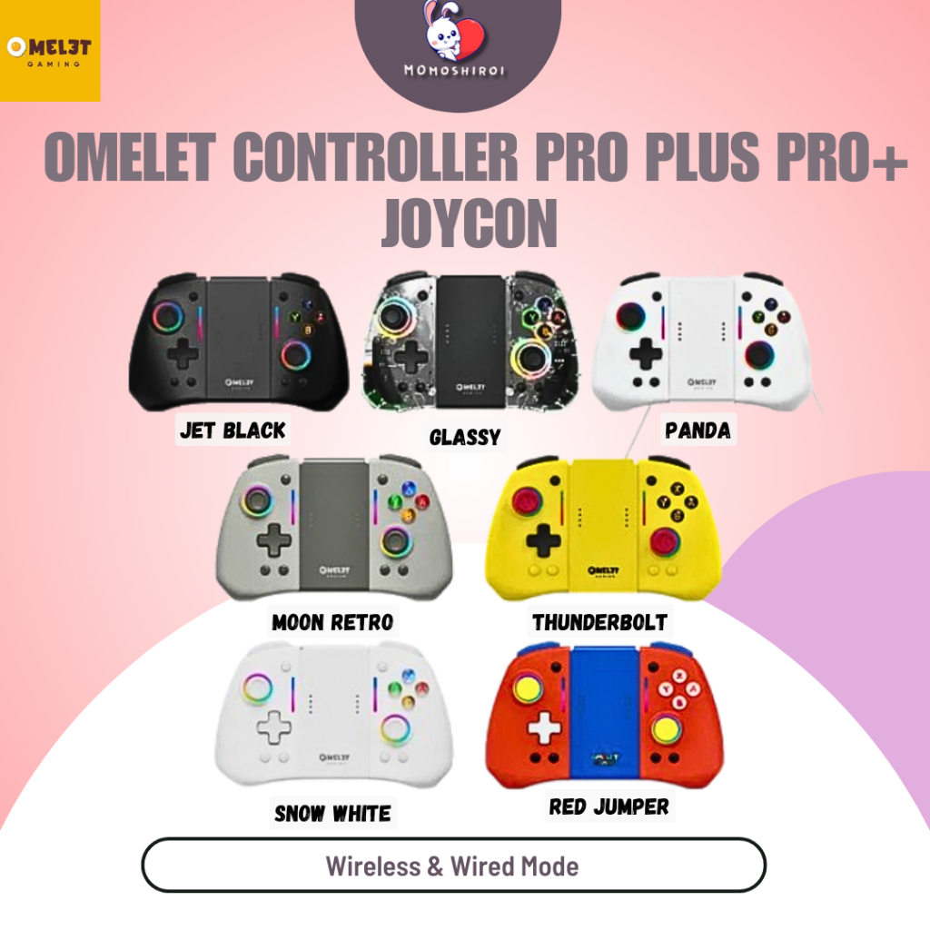 Jual Omelet Gaming Wireless Controller Pro Plus Pro+ Joycon Joypad Nintendo Switch | Shopee ...