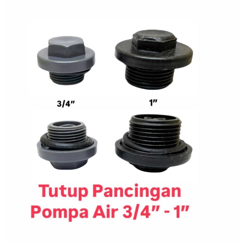 Jual Tutup Pancingan Pompa Air Jet Pump Sanyo 3/4" 1" PVC | Shopee ...