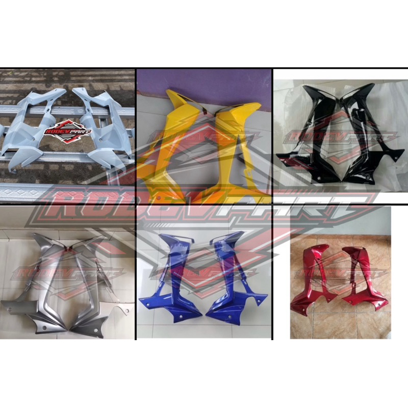 Jual cover sayap luar kanan kiri supra x 125 new batman legsil luar ...