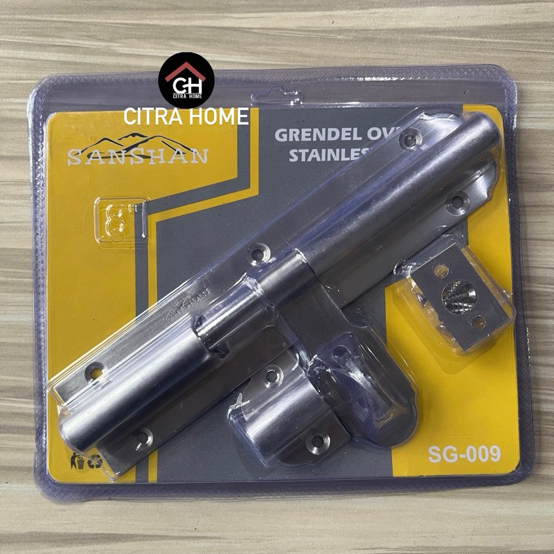 Jual Sanshan Grendel Overval Stainless Steel 8” Tebal | Shopee Indonesia