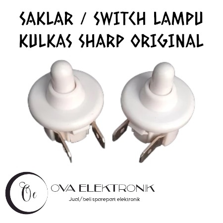 Jual Saklar Lampu Pintu Kulkas Model Sharp Bulat Original Multi Switch ...