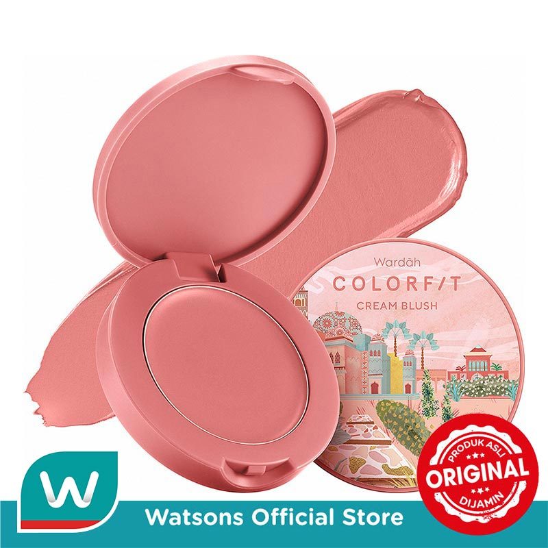 Jual Wardah Colorfit Cream Blush 04 Ethereal Rose 3g | Shopee Indonesia