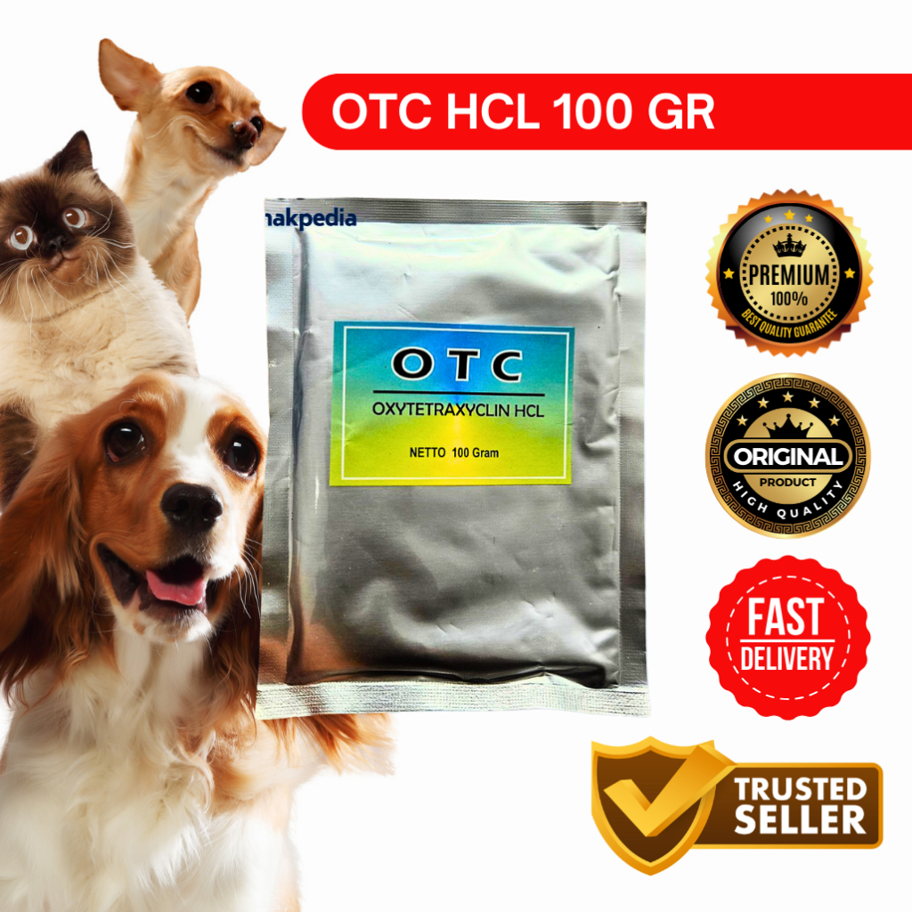 Jual Oxytetracyclin 100 gram Original - OTC 100 gr - Obat Ikan Sakit ...