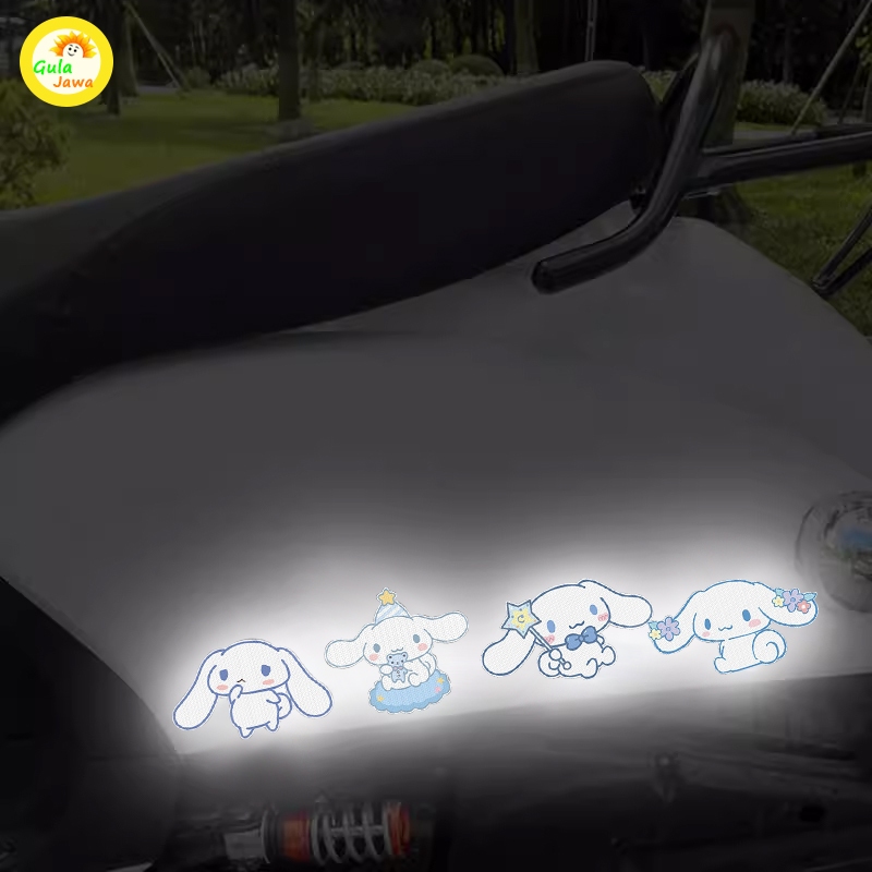 Jual Motorcycle Helmet Sticker reflektif /Kuromi /Cinamorrol /Melodi ...