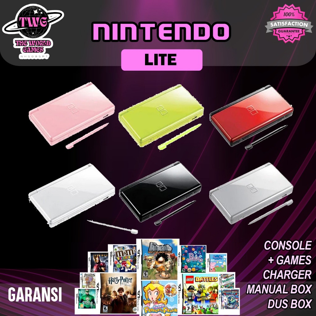 Jual NINTENDO DS LITE FW ORI FULL GAME | Shopee Indonesia