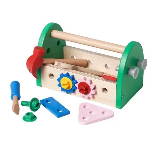 Jual IKEA BLOMFLUGA ALAT MAINAN SET ISI 13 MAINAN KAYU ANAK TOOLBOX ...