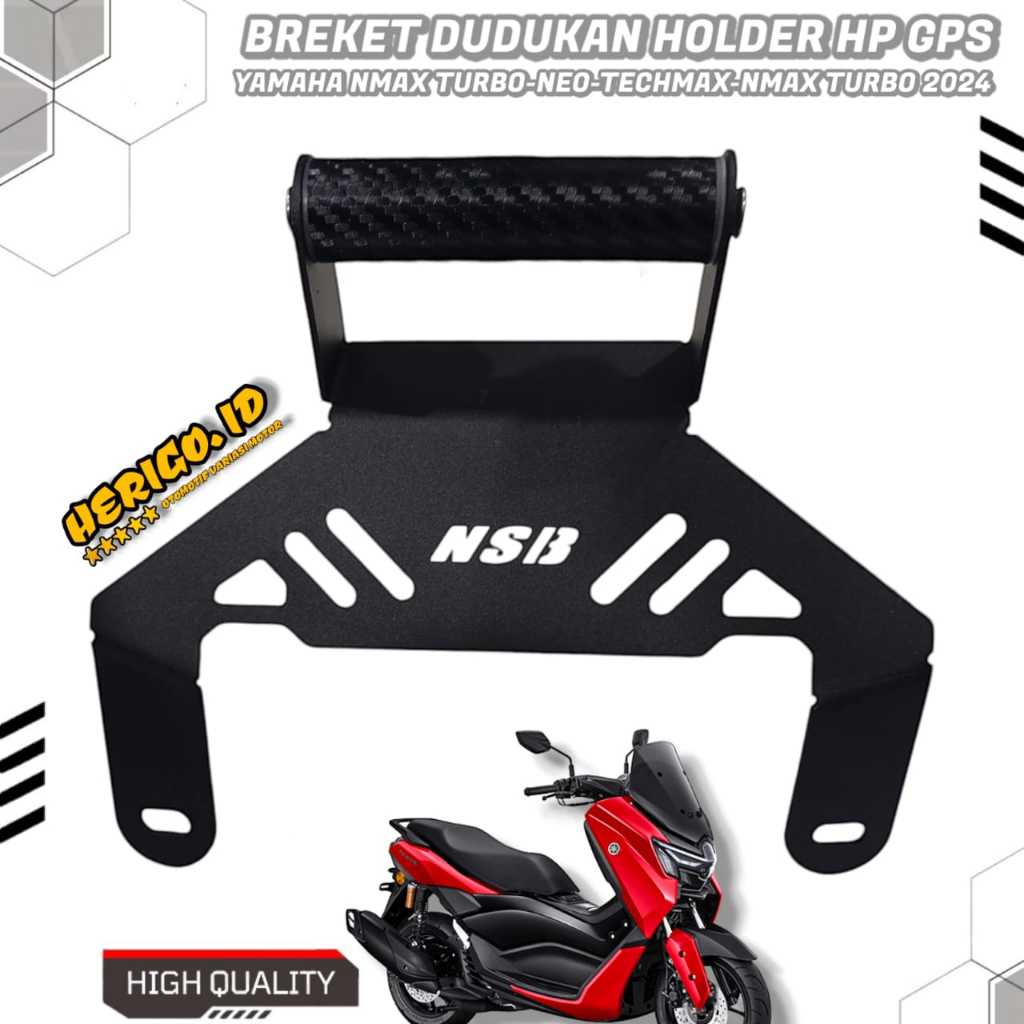 Jual BREKET DUDUKAN HOLDER HP GPS YAMAHA NMAX TURBO NMAX NEO TECHMAX ...