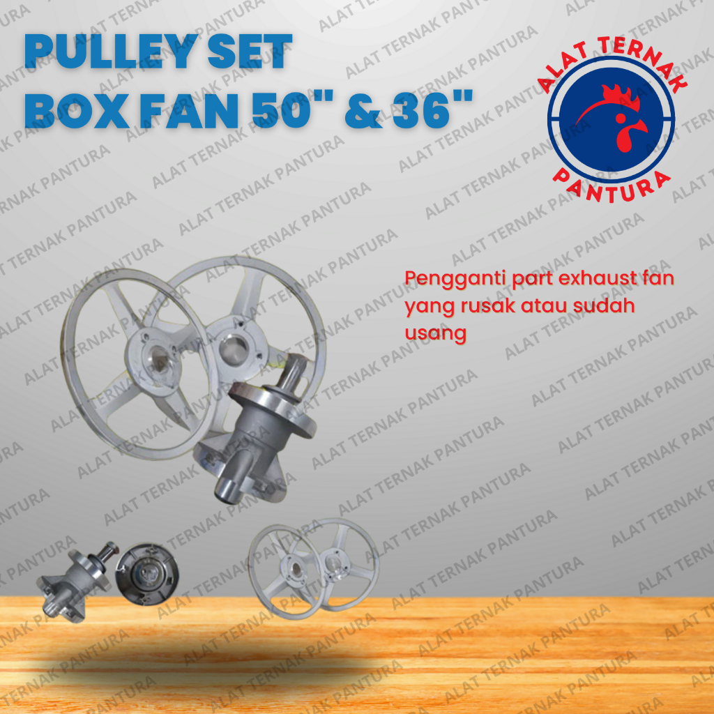 Jual Pulley / Pulley Set + As + Bearing Kipas China 50"/Puley / Pulley ...