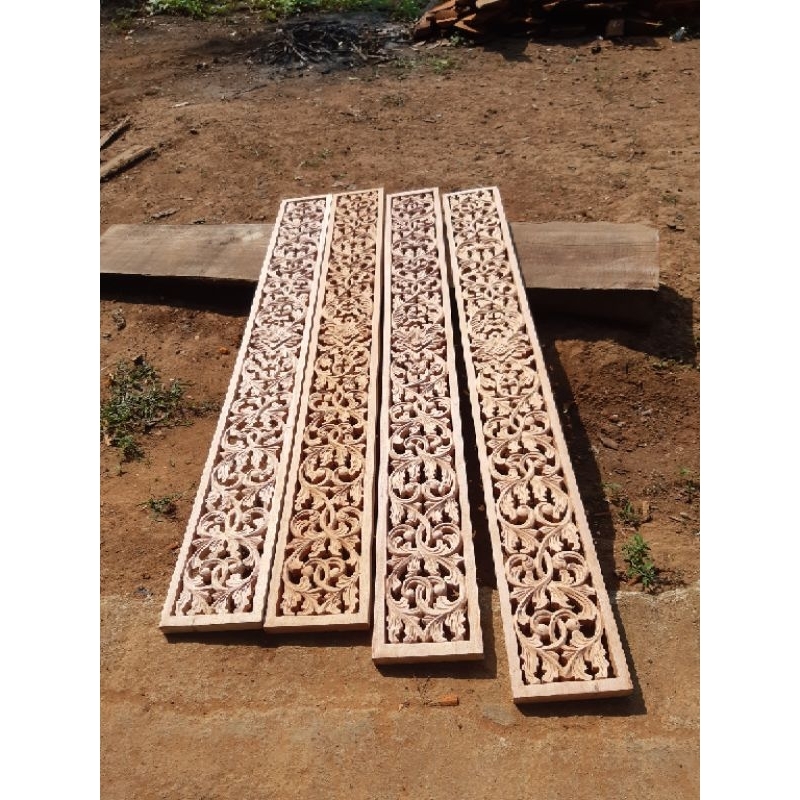 Jual ornamen ukir roster ukiran kayu loster kusen pintu jendela boven ...