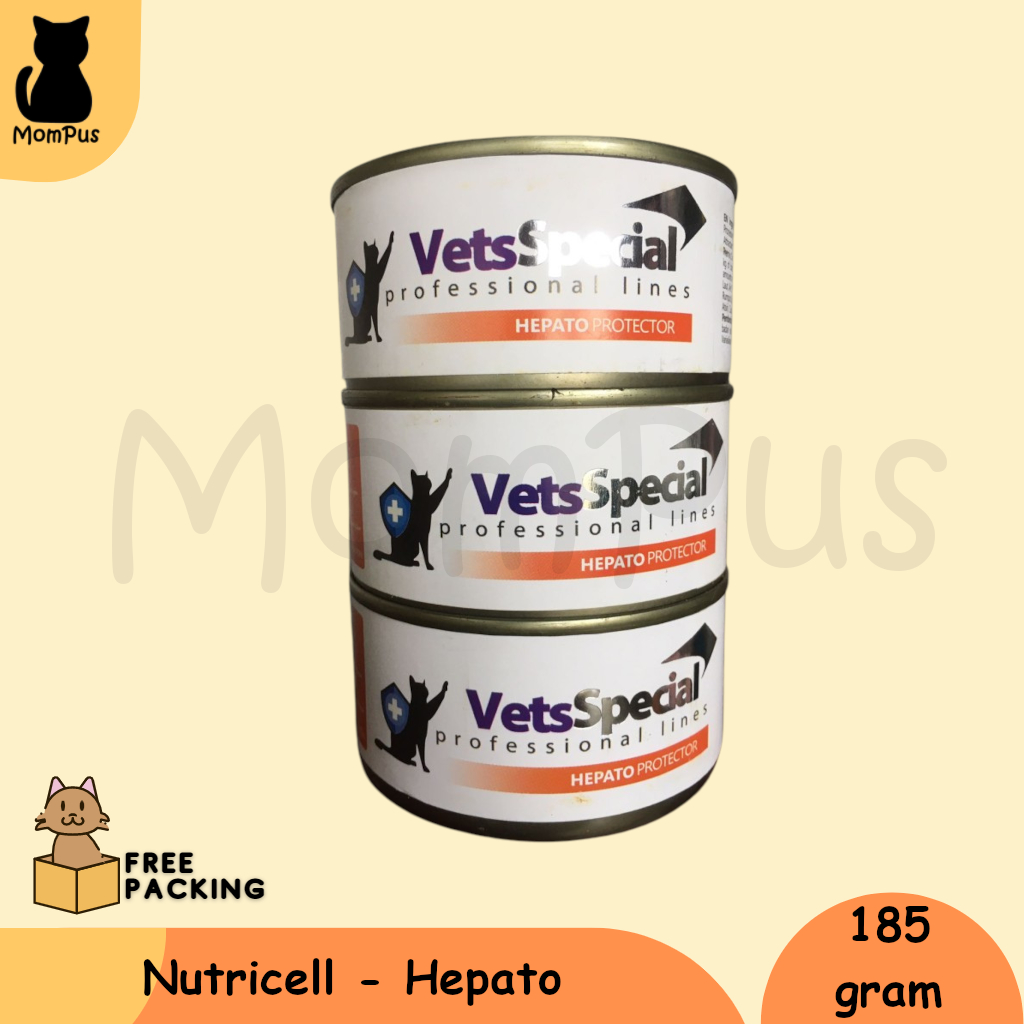 Jual Nutricell Vets Special KUCING Hepato Wet Food Hepatic Cat 185gr ...