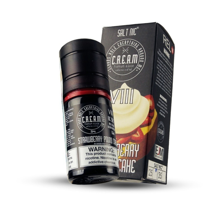 Jual Liquid EJM Cream VIII | Cream 8 Strawberry Poundcake Salt Nic 25MG ...