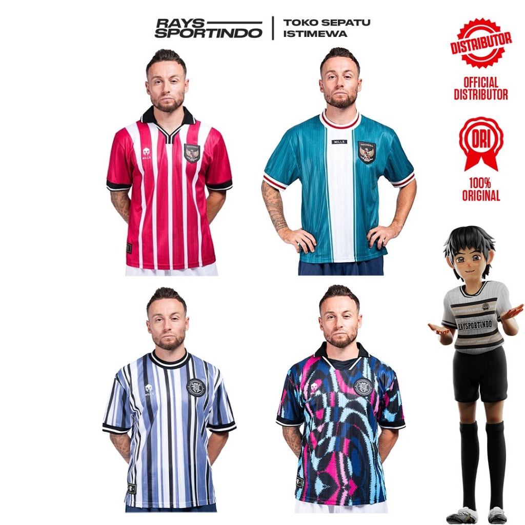 Jual JERSEY MILLS INDONESIA BLOKE CORE AWAY | Shopee Indonesia