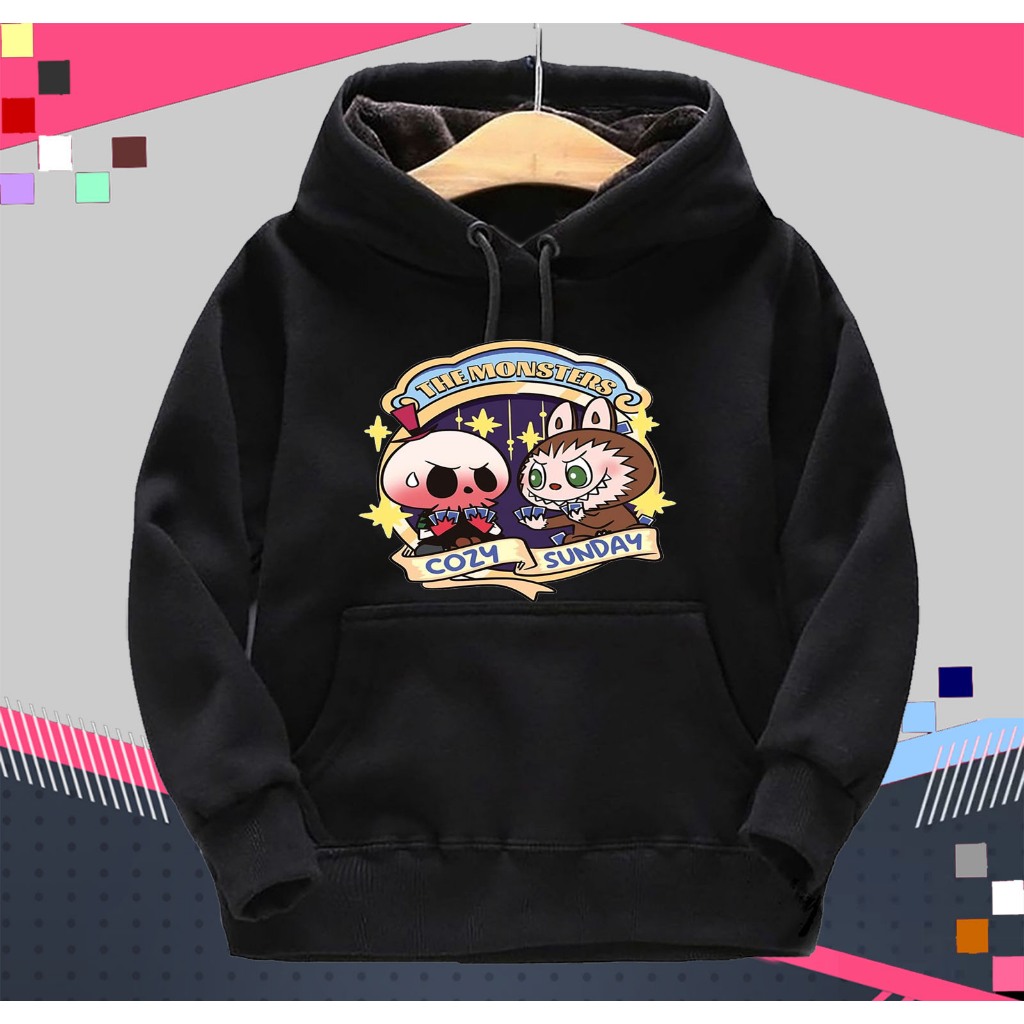 Jual Suiter Hoodie Anak Labubu The Monster Cozy Sunday Usia 2-12th ...