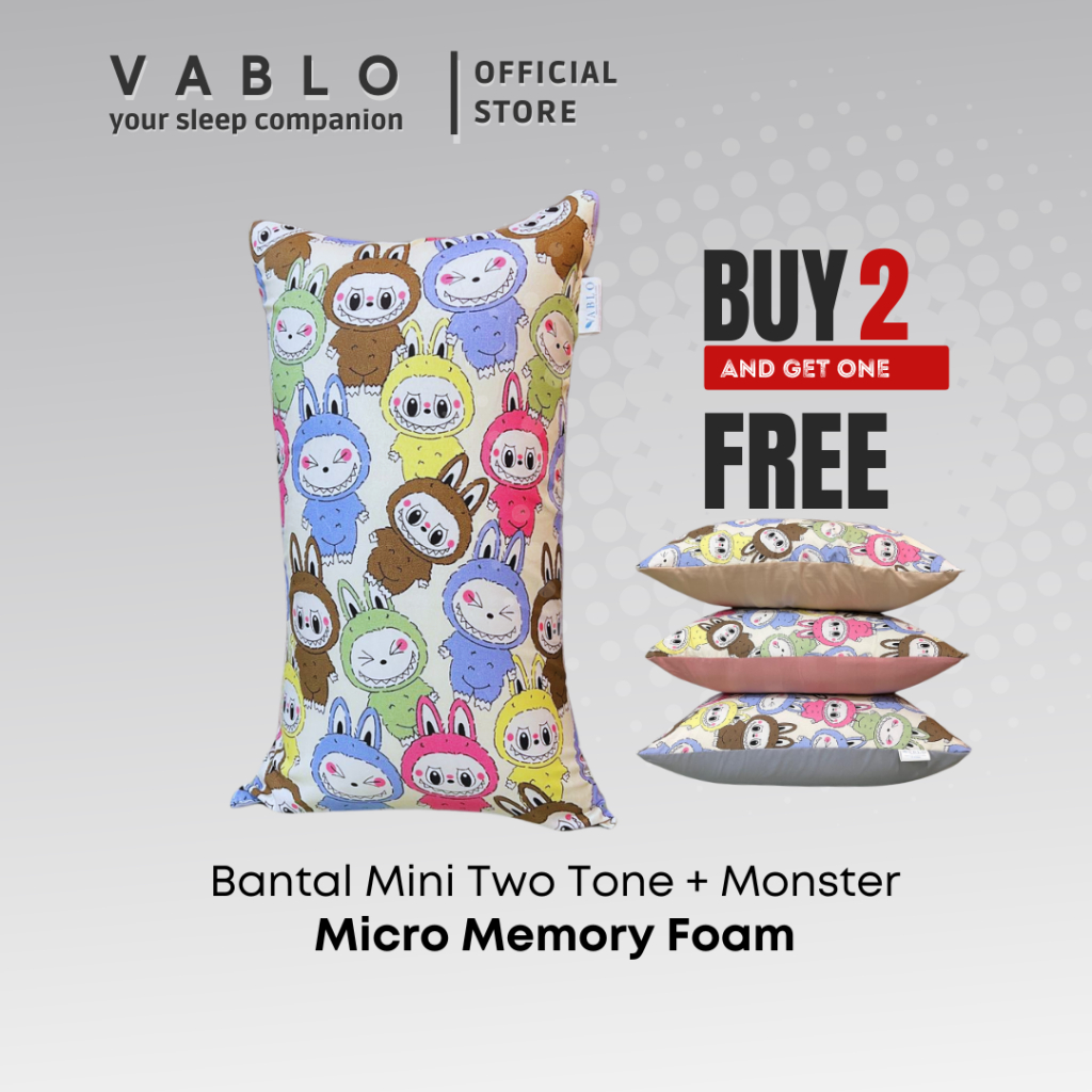 Jual PROMO BUY 2GET1 bantal mini memory foam motif - memory foam micro ...