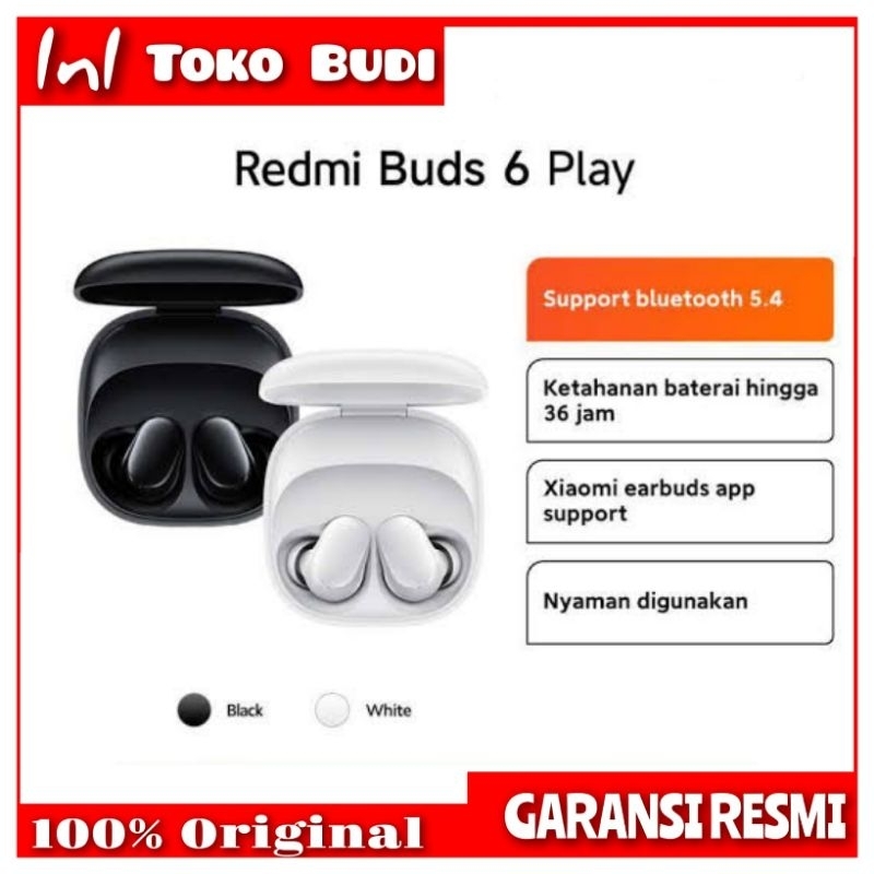 Jual Xiaomi ( Buds 6 Play / Buds 6 Lite ) 12c Garansi Resmi Tam ...