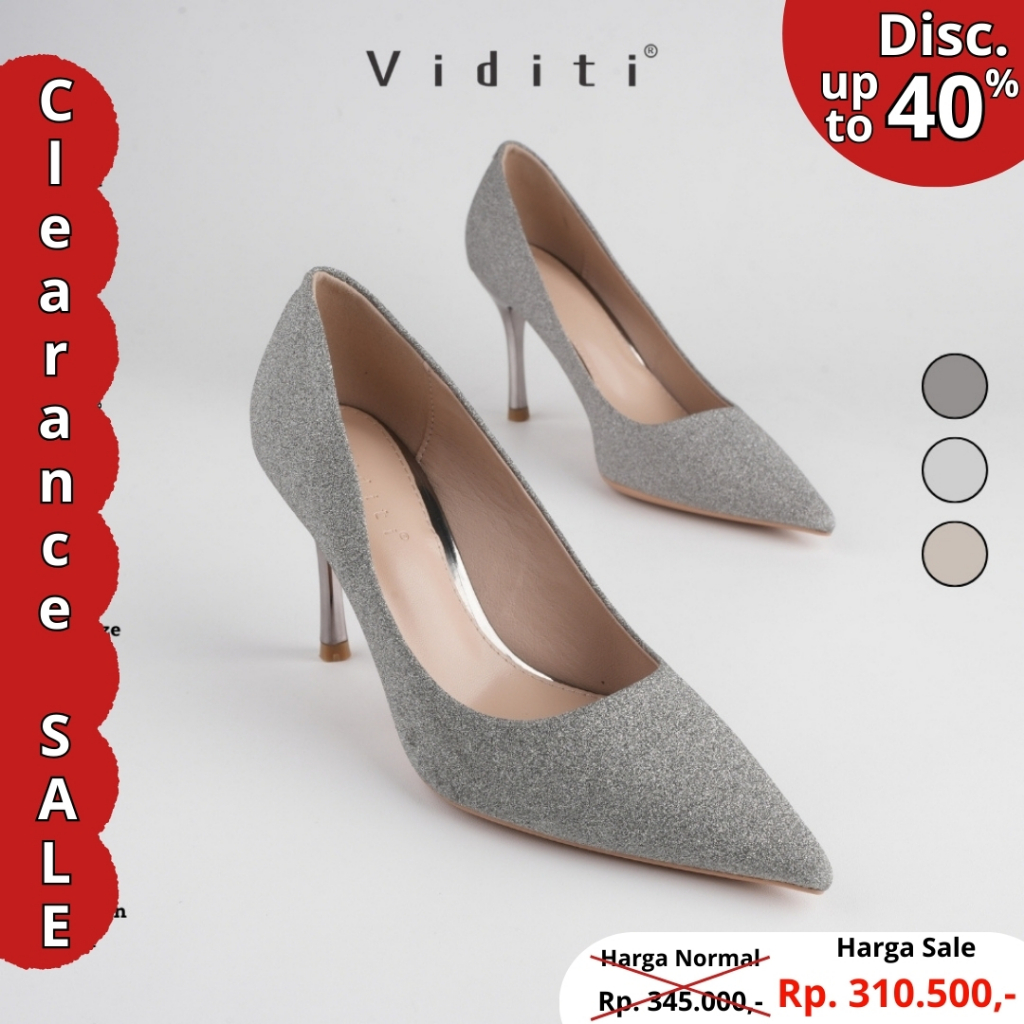 Jual [Clearance Sale] Viditi Savira Heels 9 cm | Shoes | Sepatu Import ...