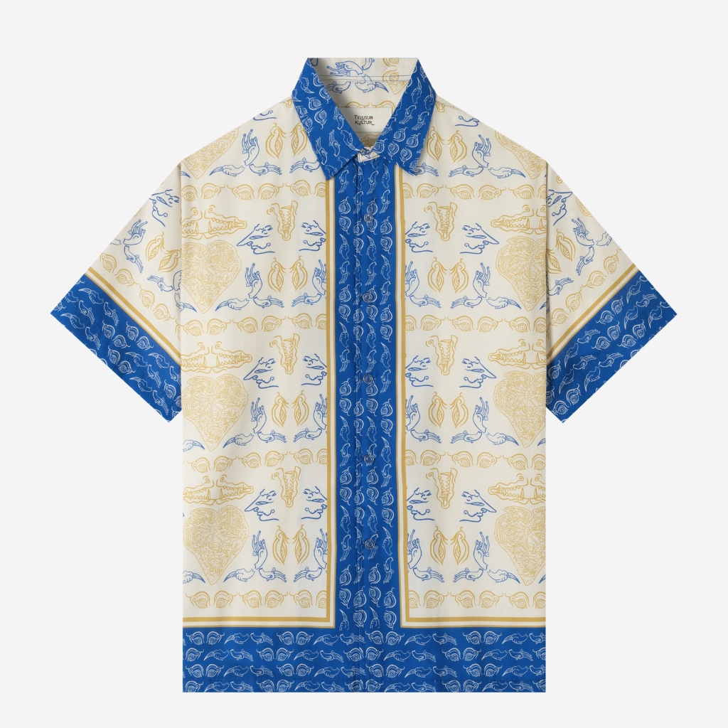 Jual Telusur Kultur Batik Print - Corak Nusantara - Wayang Putih Gading ...