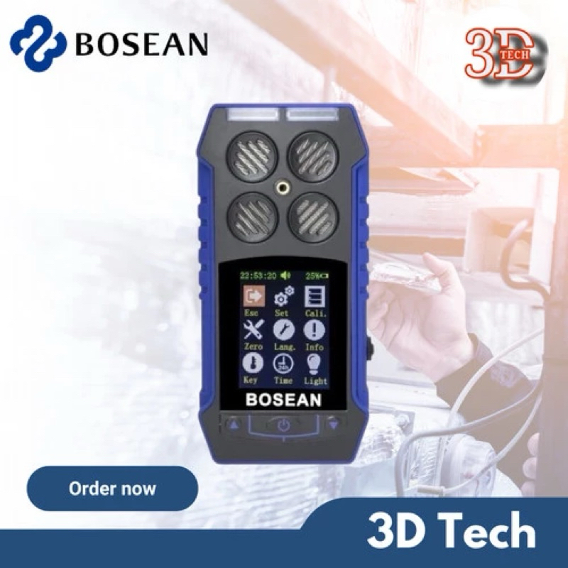 Jual Bosean BH-4S Gas Detector 4 in 1 H2S LEL O2 CO Monitor BH4S ...