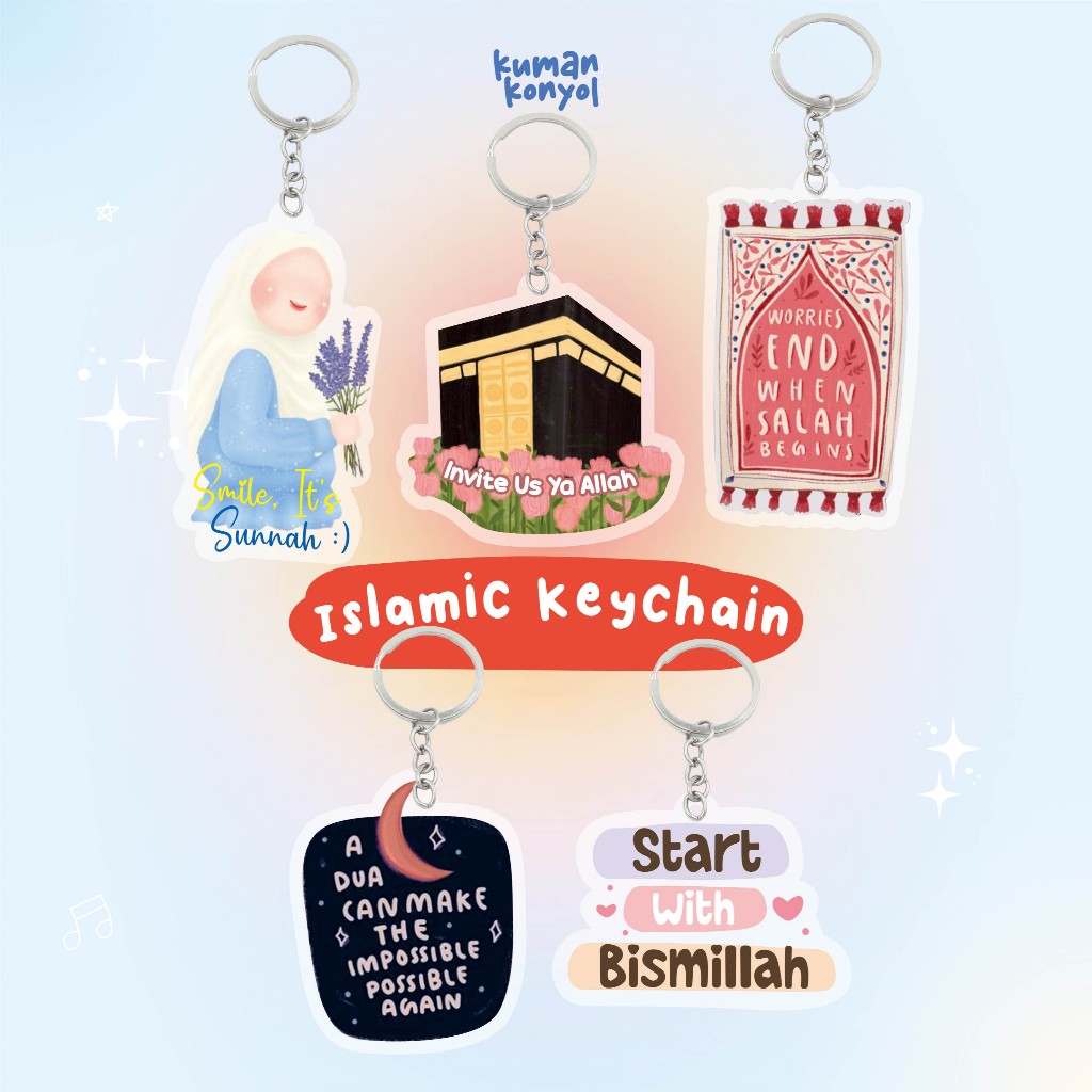 Jual ISLAMIC KEYCHAIN GANTUNGAN KUNCI ISLAMI KA'BAH SOUVENIR HAJI GIFT ...