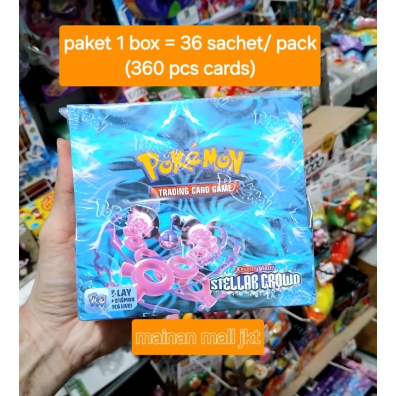 Jual kartu pokemon 360 pcs kartu - kartu pokemon 1 box grosir - pokemon ...