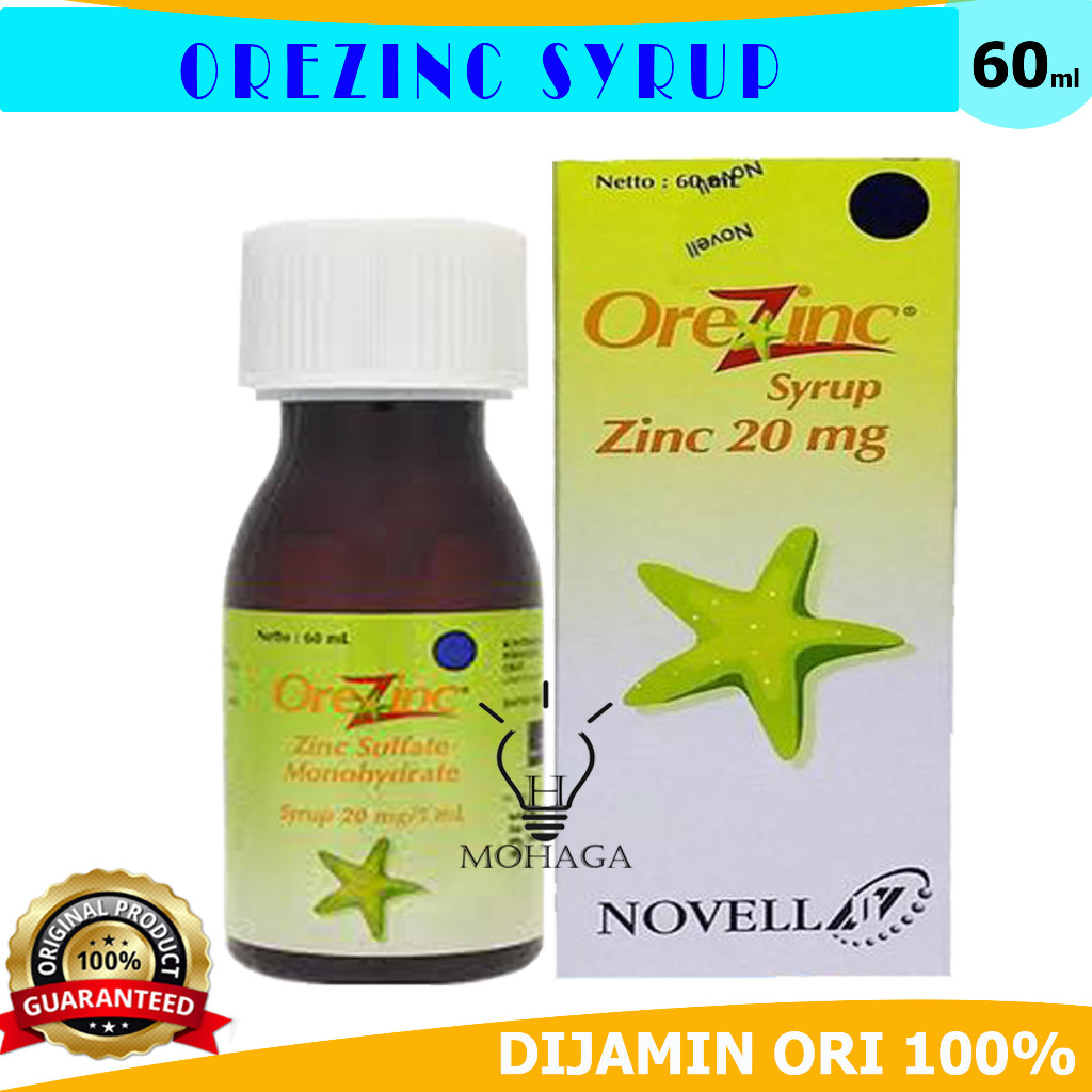 Jual OREZINC SYRUP 60ml ( Mengatasi Diare ) | Shopee Indonesia