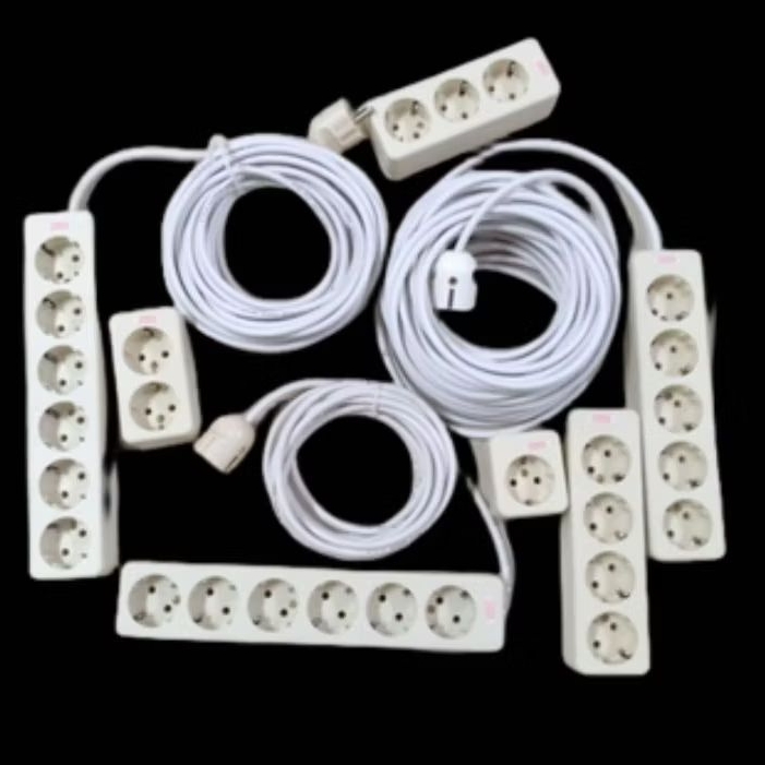 Jual STOP KONTAK UTICON TERMINAL KUNINGAN UTICON 1/2/3/4/5/6 LUBANG DENGAN PANJANG KABEL 1 s/d 5 ...