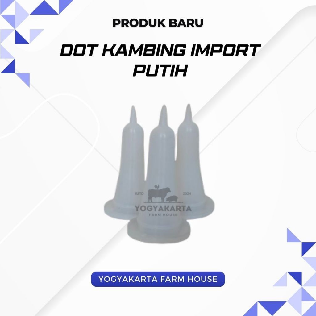 Jual Dot Import Putih Silikon - Dot untuk Anak Kambing, Cempe, dan ...