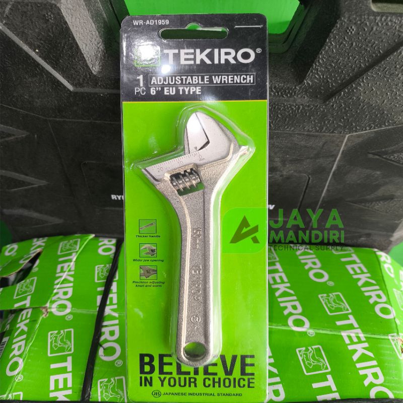 Jual TEKIRO Kunci Inggris 6 inch / Adjustable Wrench 150mm | Shopee ...