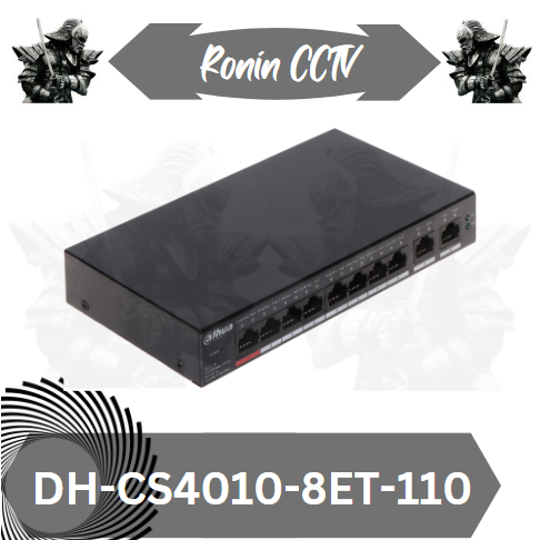 Jual DAHUA POE SWITCH 10 Port DH-CS4010-8ET-110 Cloud Managed Desktop Switch with 8-Port PoE ...