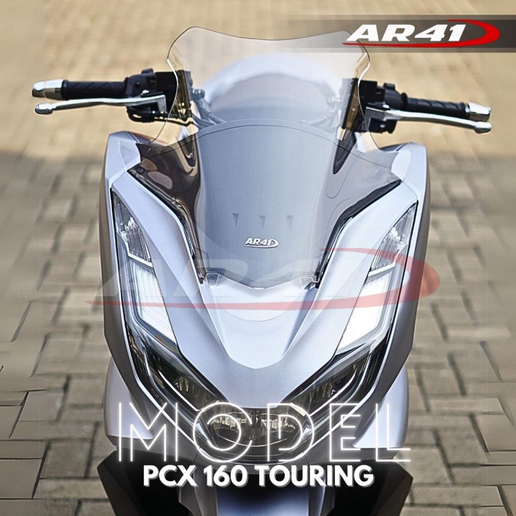 Jual VISOR PCX 160 2021-2024 MODEL TOURING STANDAR WINDSHIELD HONDA PCX ...