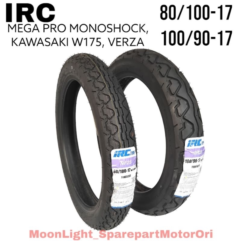 Jual BAN LUAR MEGA PRO MONOSHOCK KAWASAKI W175 VERZA DEPAN 80/100-17 ...