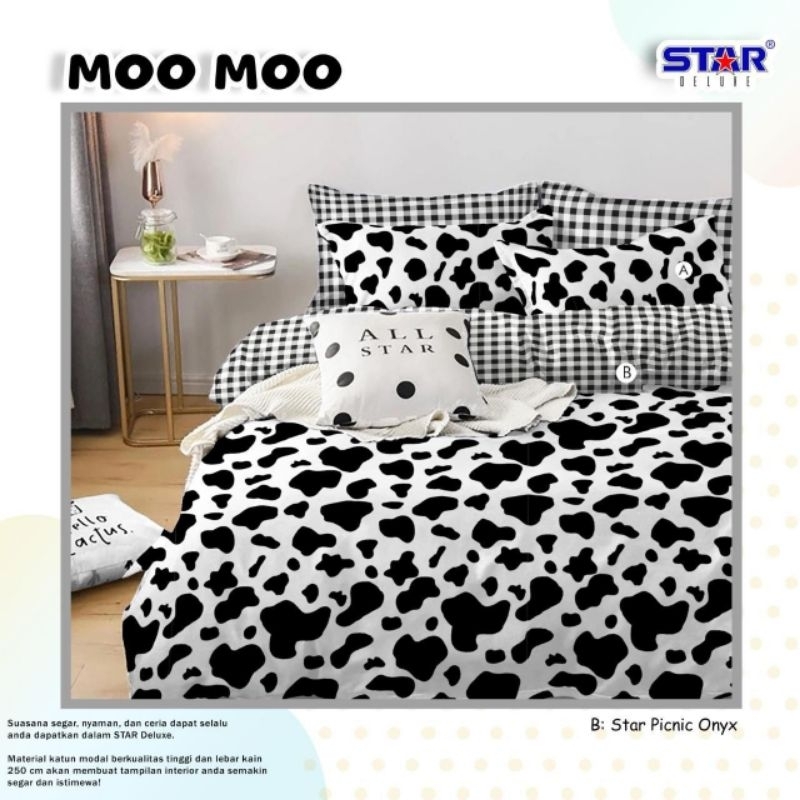 Jual SPREI SET MOTIF TOTOL SAPI DAN LORENG ZEBRA BAHAN KATUN PREMIUM ...