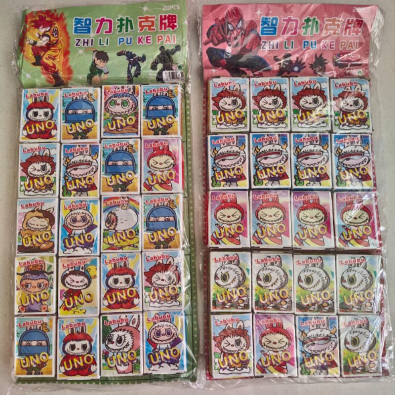 Jual 1 PACK KARTU UNO BONEKA LABUBU / UNO LABUBU VIRAL | Shopee Indonesia