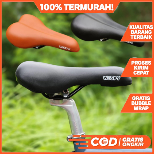 Jual Sadel Sepeda Wispy L-1 Saddle Classic Model Kulit Empuk Jok Sepeda ...