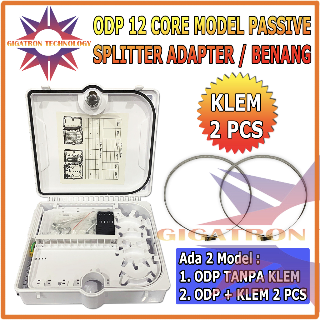 Jual ODP 12 Core Kosongan / ODP 12 Core Model PLC Splitter Adapter / Box ODP 12 Core FAT 12 Core ...