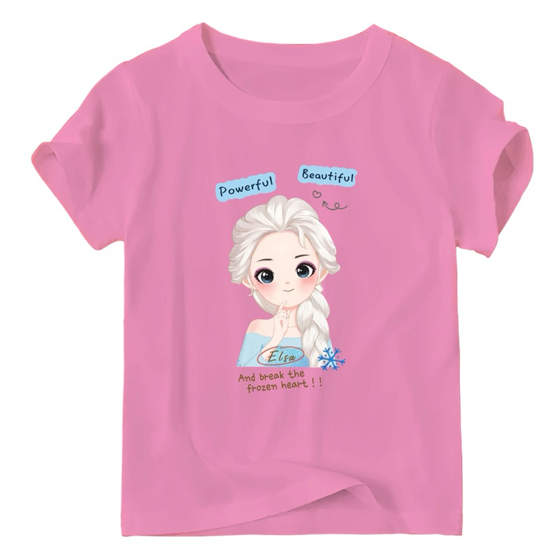 Jual Kaos Anak Motif Frozen Elsa ( 2-10 Tahun ) Cewek Cowok | Shopee ...