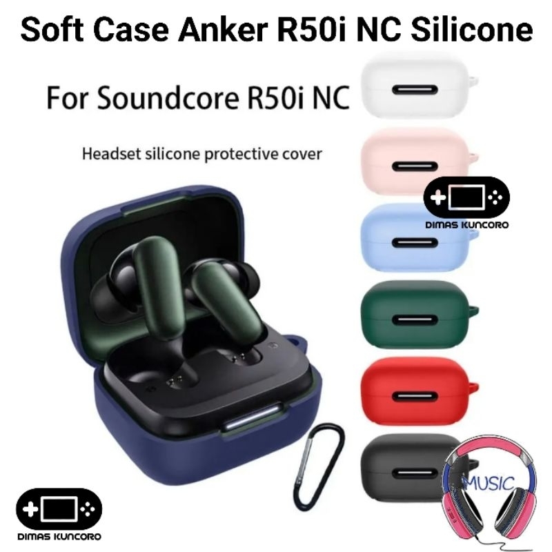 Jual Soft Case Anker R50i NC silicon bumper soundcore protector shell ...