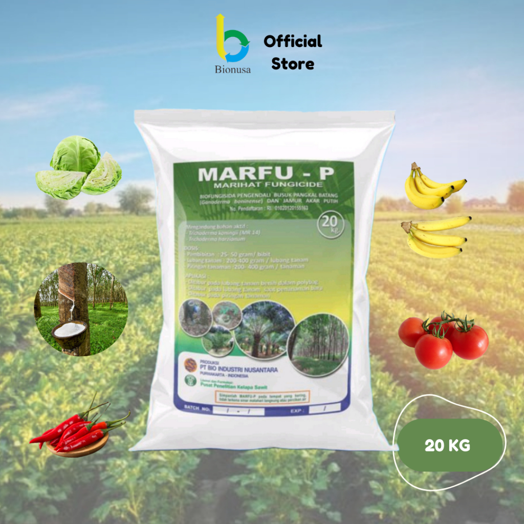 Jual Bio Fungisida Organik tanaman ( Trichoderma ) Marfu - P (20 kg ...