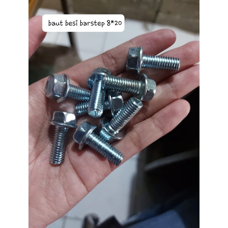 Jual BAUT BESI BARSTEP 8X20 ISI 10PC | Shopee Indonesia