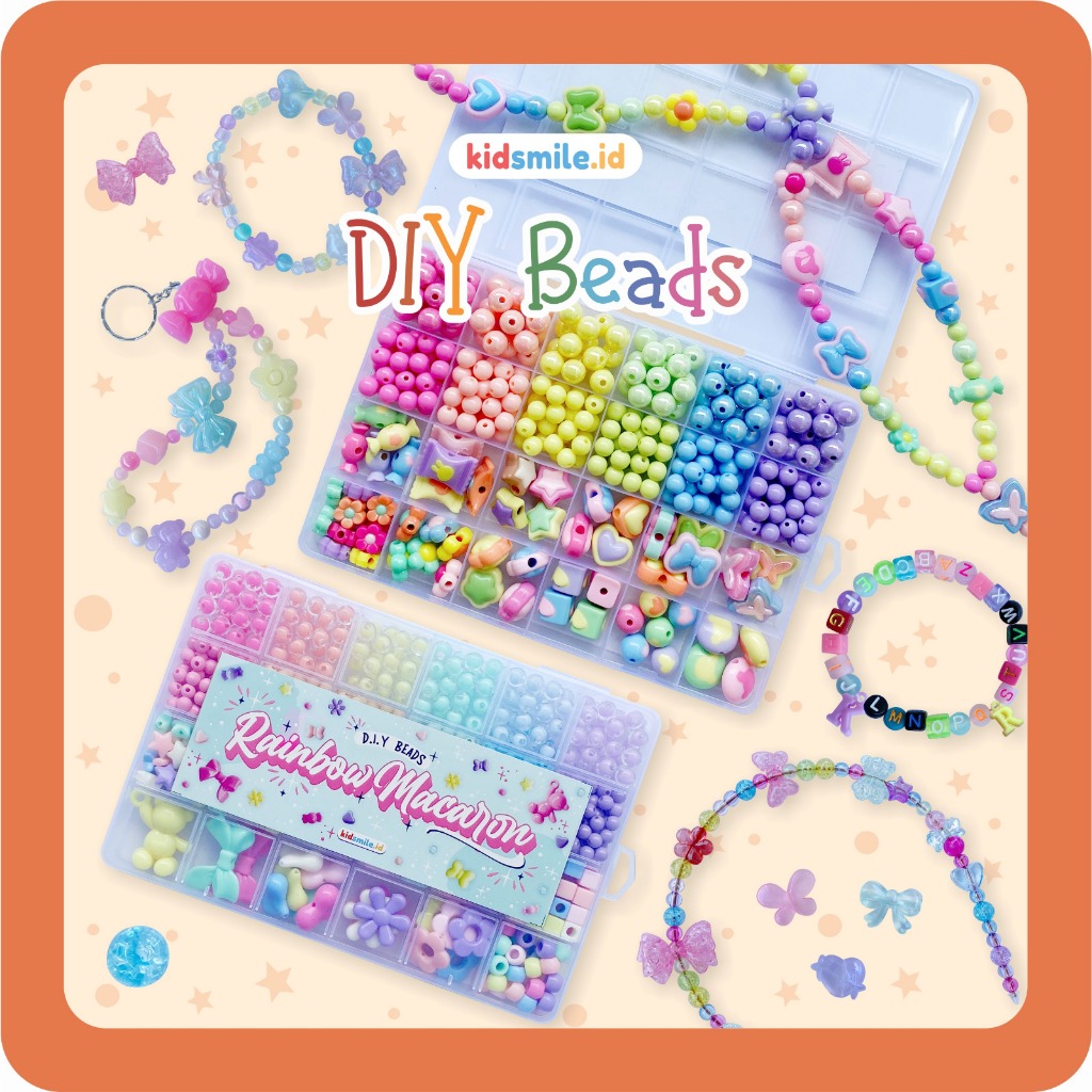 Jual Paket DIY Anak Kidsmile Craft Kit Anak Kids Activity Kit DIY Manik ...