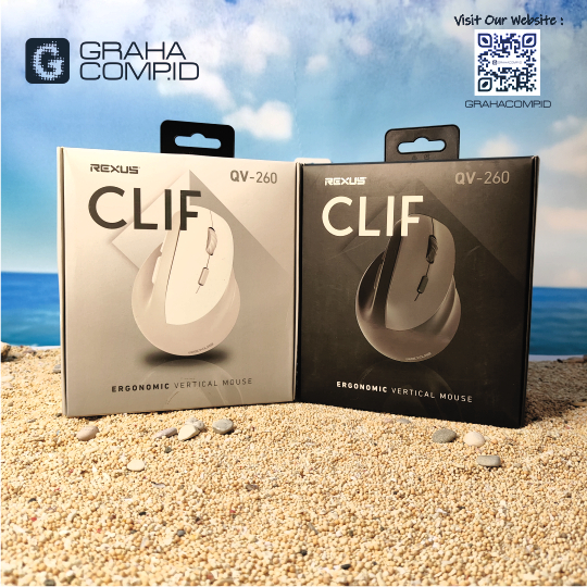 Jual REXUS QV-260 MOUSE GAMING WIRELESS BLUETOOTH Vertical Wireless ...