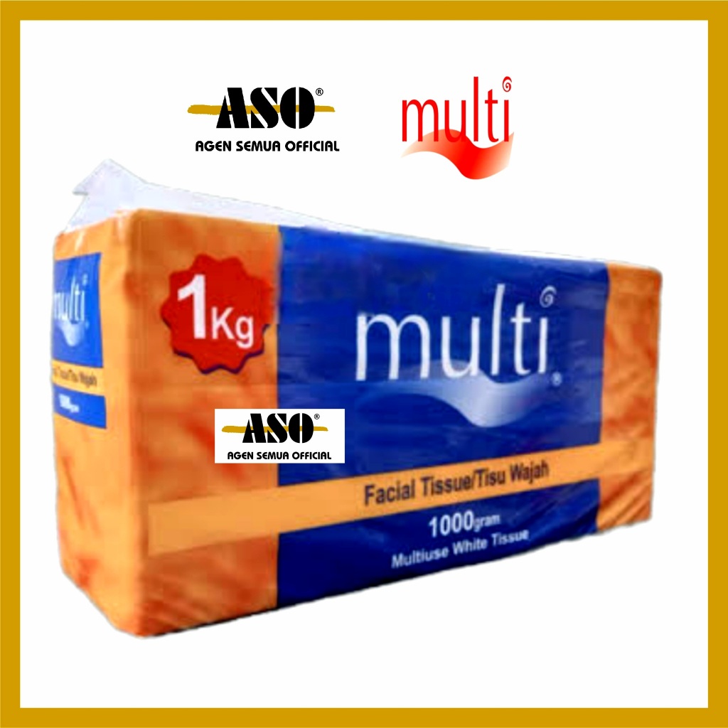 Jual Tisu Tissue MULTI 1000 gr KILOAN facial Tissue 2ply PROMO ...