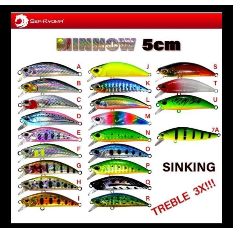 Jual Minnow sinking | Shopee Indonesia