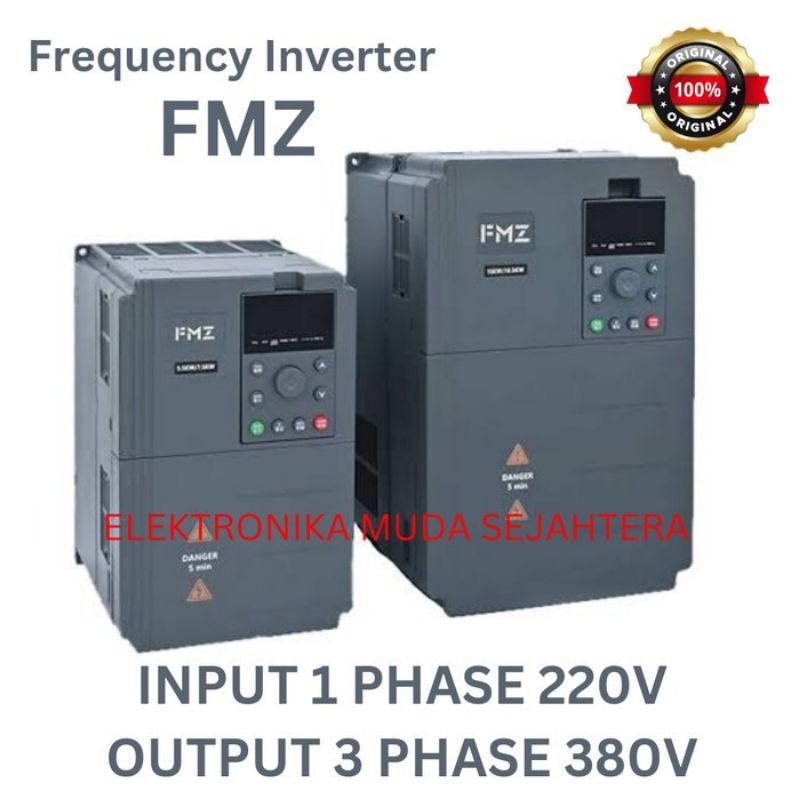 Jual INVERTER 4KW 5,5HP INPUT 220V 1PHASE OUTPUT 380V 3PHASE VFD FMZ | Shopee Indonesia